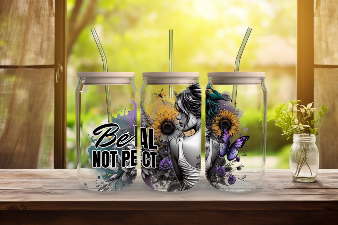 Libbey PNG, Be Real Not Perfect Libbey Png, 16oz Libbey Glass Can ...