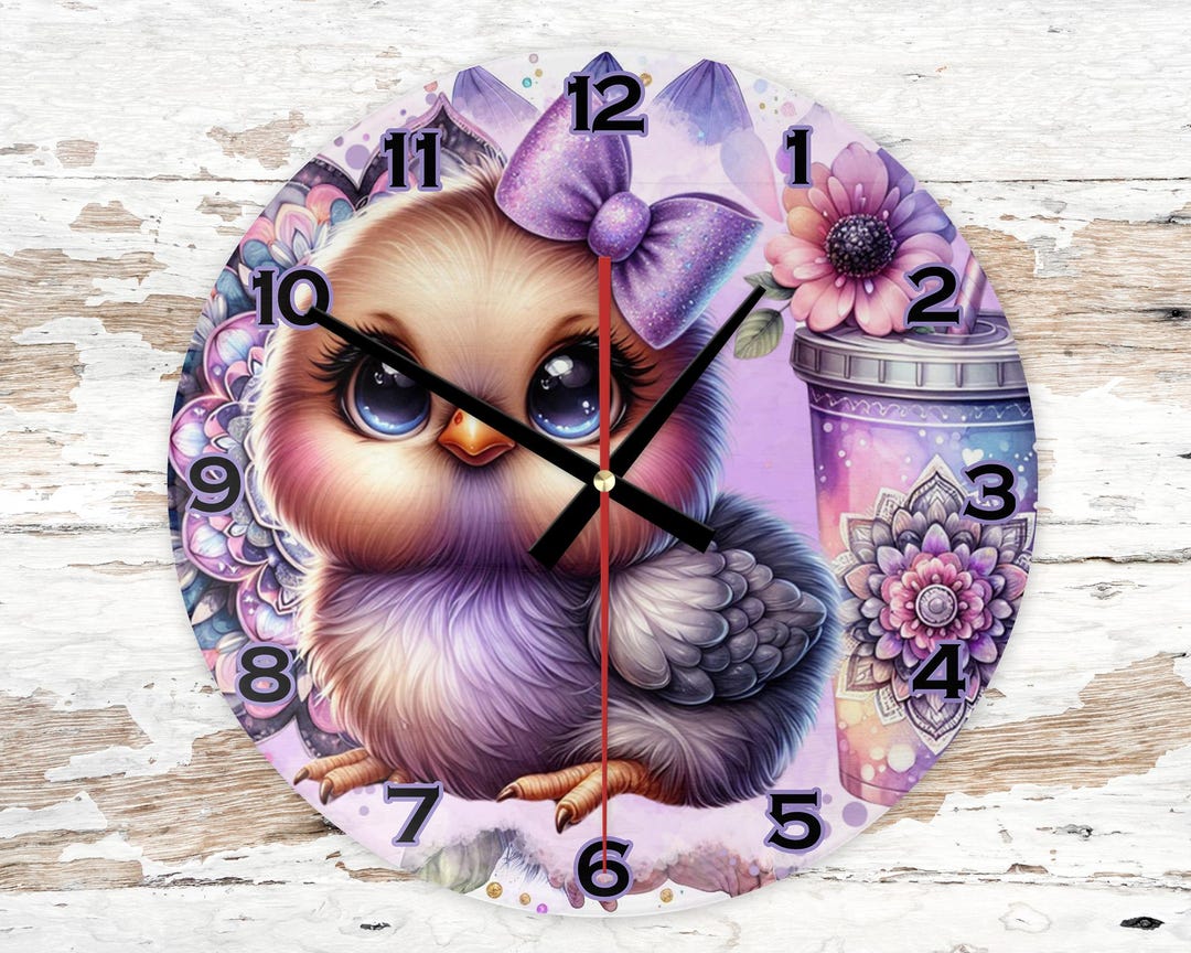 Digital Clock PNG, Sublimation Design, Printable Wall Clock ...