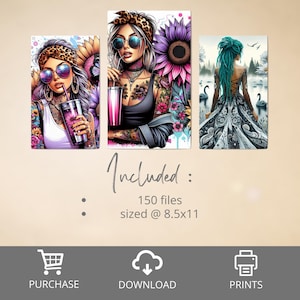 Journal Cover Template, 150+, Printable PNG Bundle, Book Cover Png, KDP ...