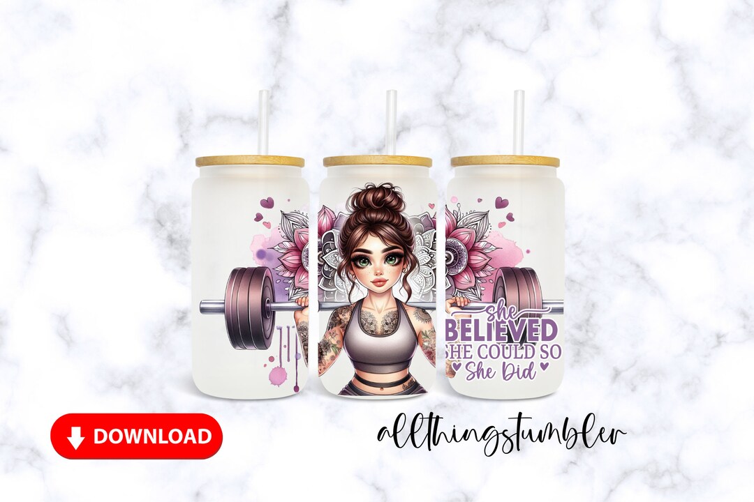 Libbey PNG, Weight Lifting Libbey Png, 16oz Libbey Glass Can Design ...