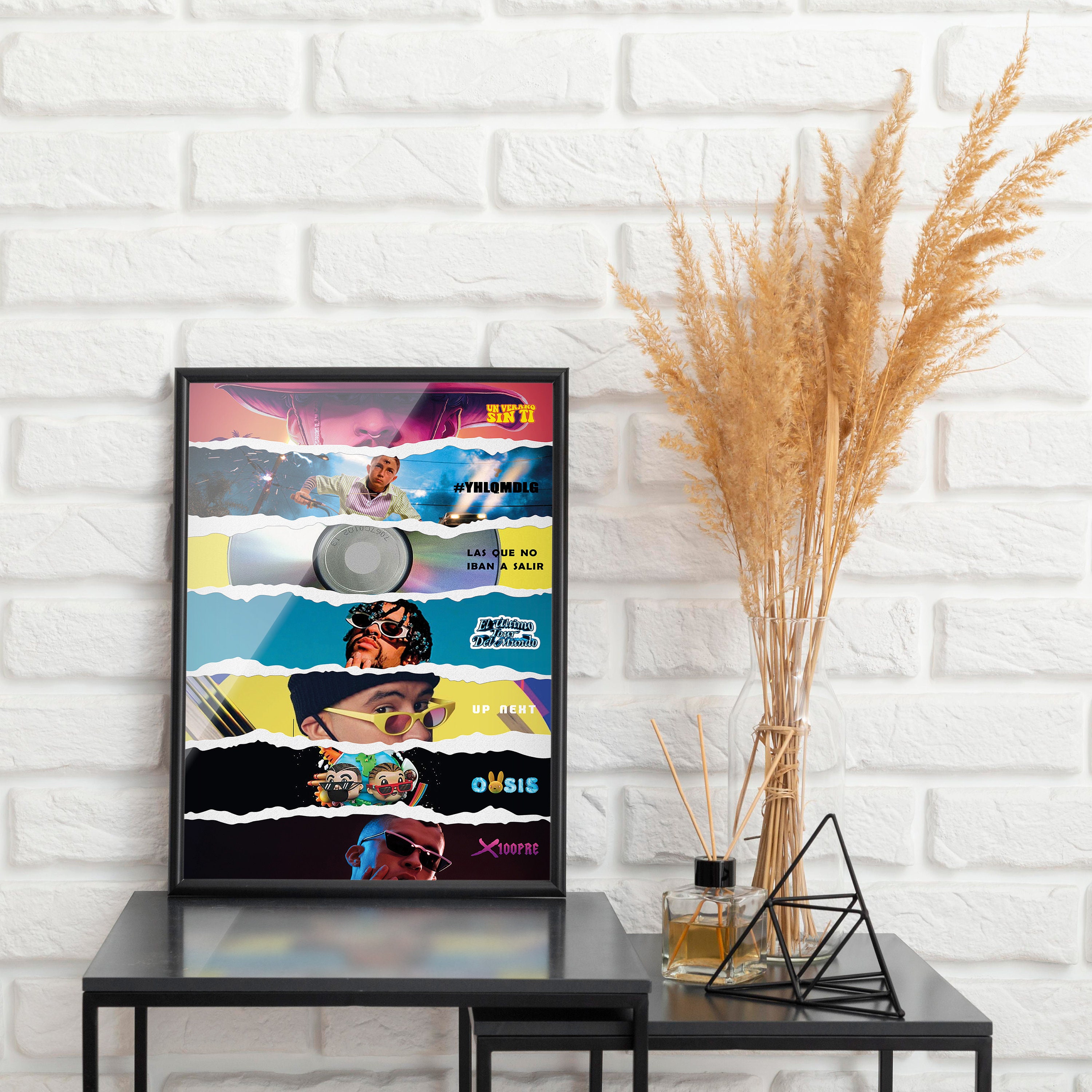 Bad Bunny Poster, Bad Bunny's All Album Covers Posters sold by Daisy ...