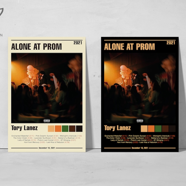 Alone at Prom Tory Lanez Poster - Etsy