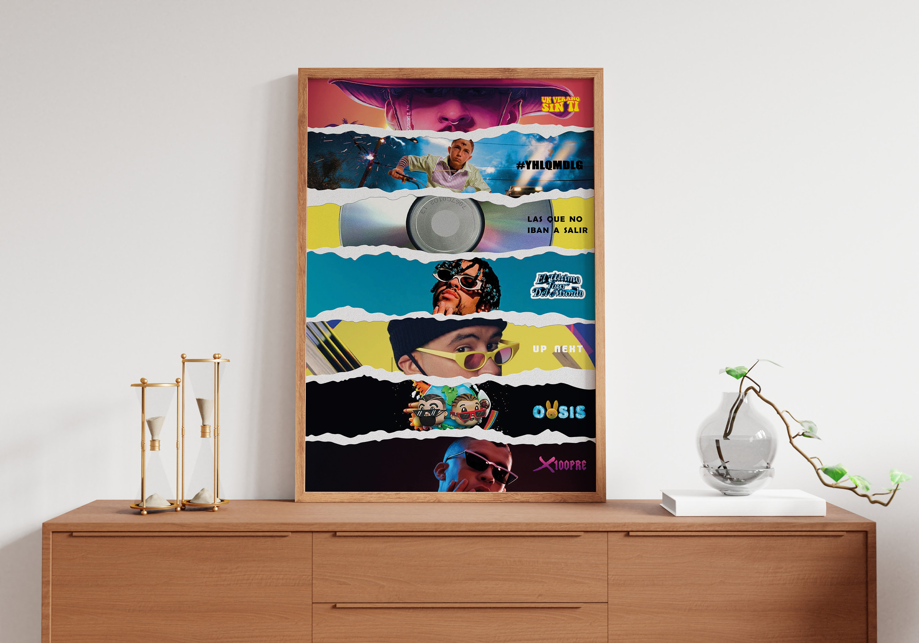 Bad Bunny Poster, Bad Bunny's All Album Covers Posters sold by Daisy ...