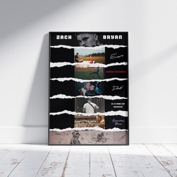 Zach Bryan Poster Album Covers - Etsy