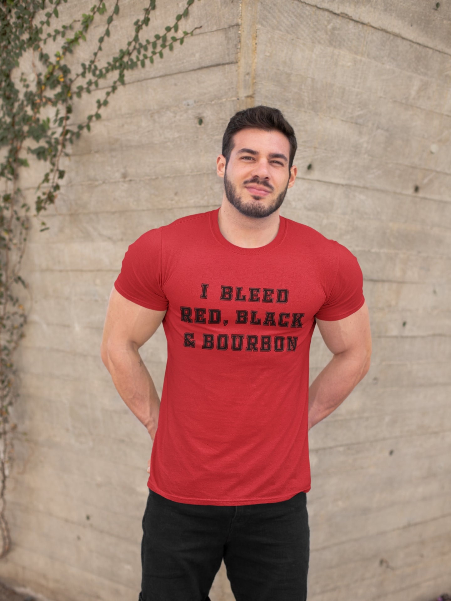 Georgia Bulldogs - I Bleed Red, Black & Bourbon - Etsy