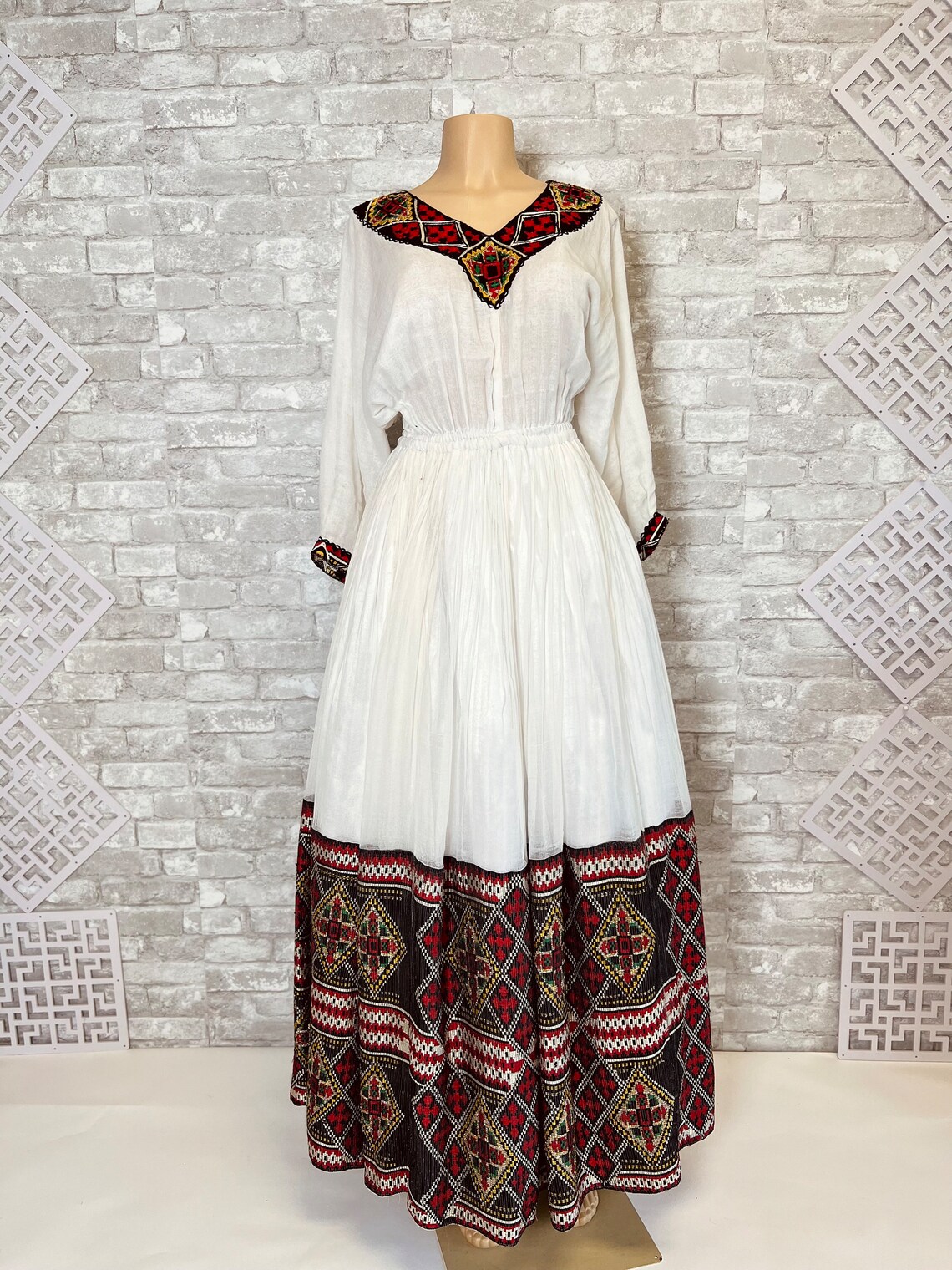 Beautiful Habeshan Dress |ethiopian Traditional Dress|eritrean Dress ...