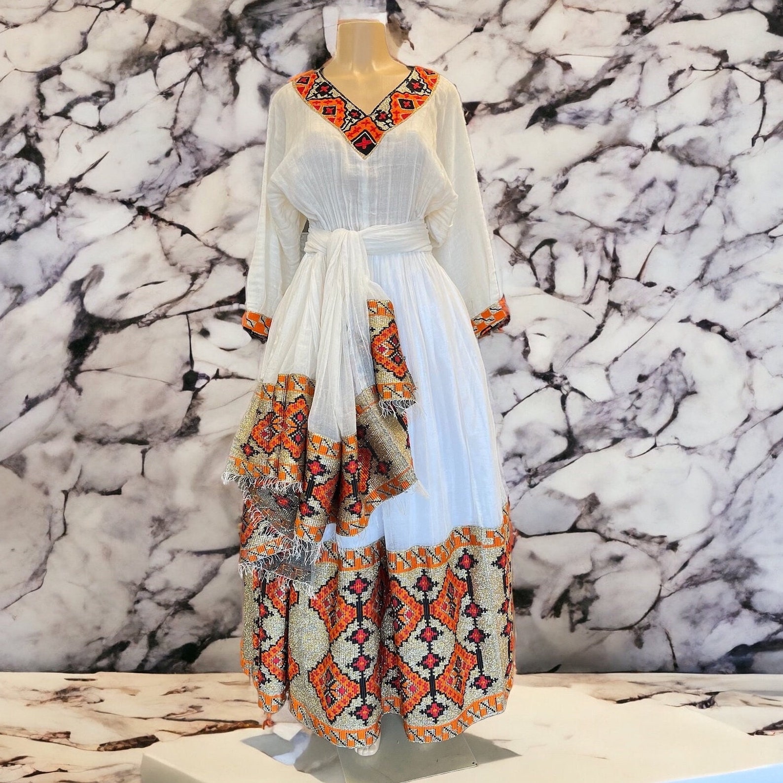 Ethiopian Traditional Dress|eritrean Dress|habesha Kemis|zuria|habesha ...