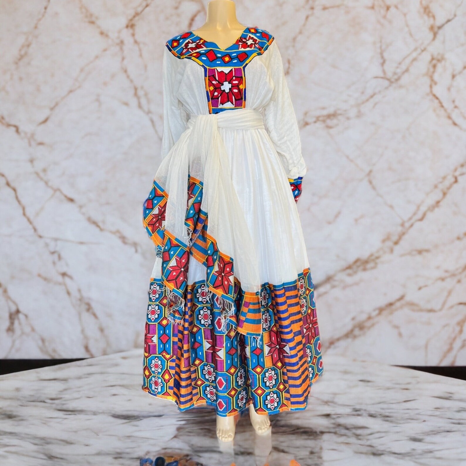 Ethiopian Traditional Dress|eritrean Dress|habesha Kemis|zuria|habesha ...