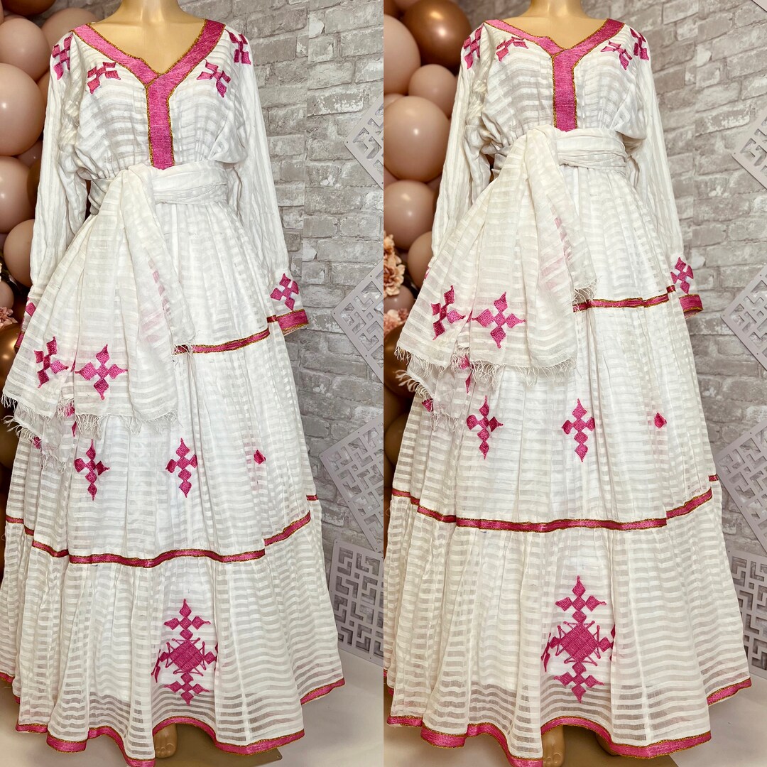 Ethiopian & Eritrean Traditional Dress hahilwe Kemis የሐበሻ የሐገር ባህል ...