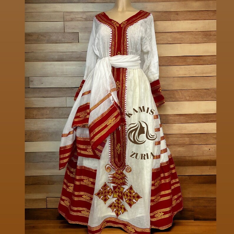 New Ethiopian and Eritrean Traditional Dress|kamis| - Etsy