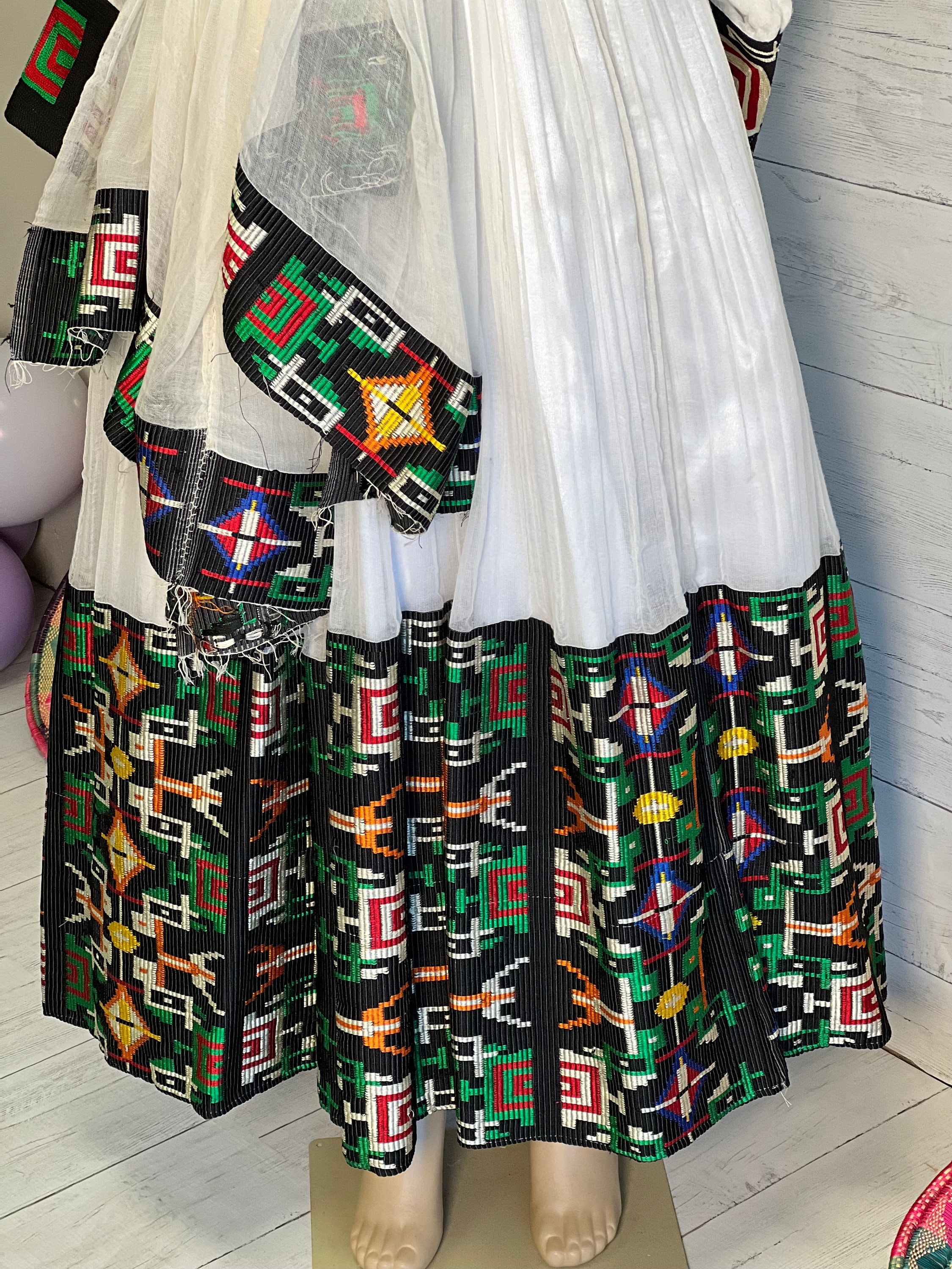 Ethiopian Traditional Dress|eritrean Dress|habesha Kemis|zuria|habesha ...