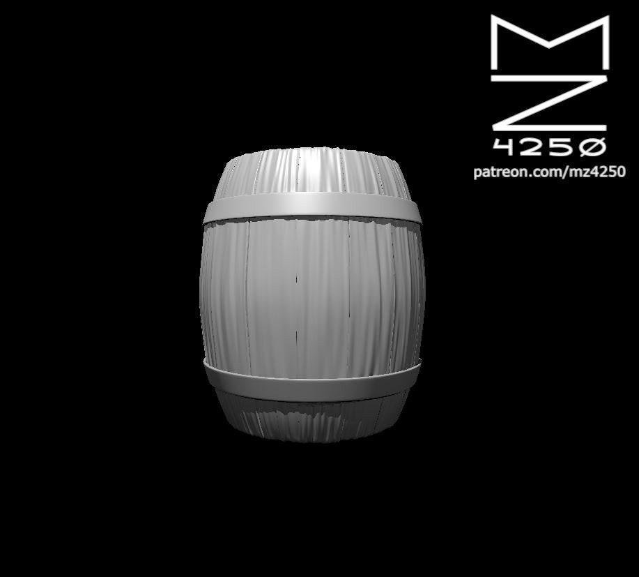 Barrel Mimic Miniature DND Pathfinder TTRPG - Etsy