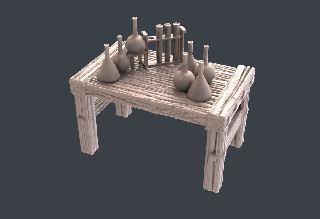 Alchemy Table Short (vials) | DND | Pathfinder | TTRPG - Etsy