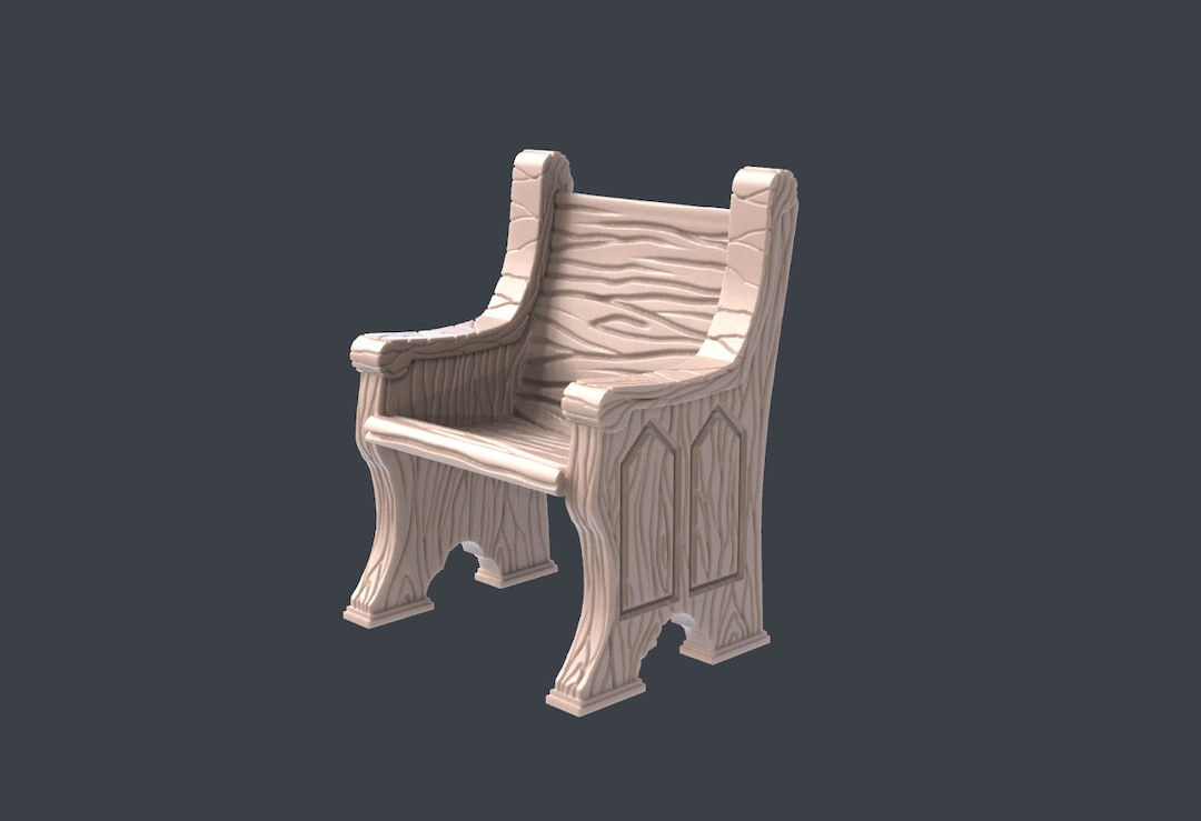 Cathedral Chair 4 Pack | DND | Pathfinder | TTRPG - Etsy