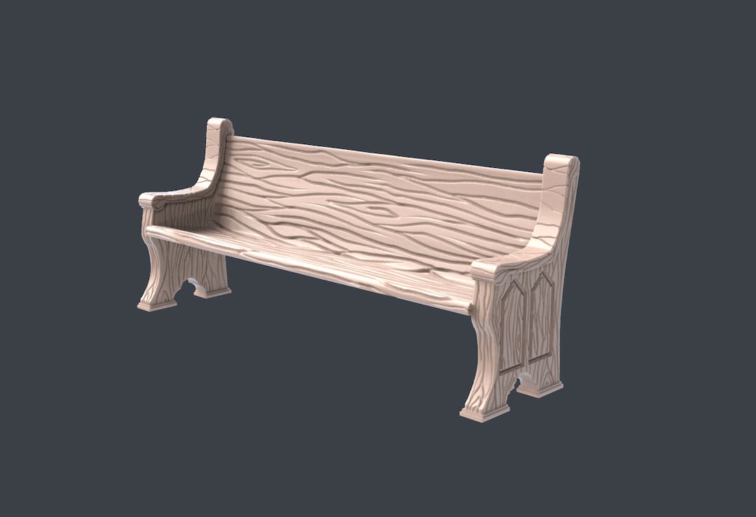 Cathedral Bench 4 Pack | DND | Pathfinder | TTRPG - Etsy