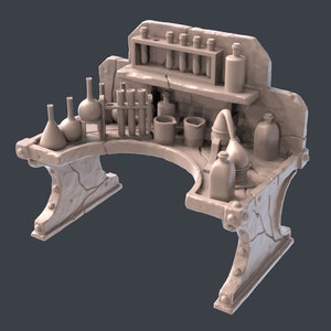 Alchemy Workbench (vials V1) | DND | Pathfinder | TTRPG - Etsy