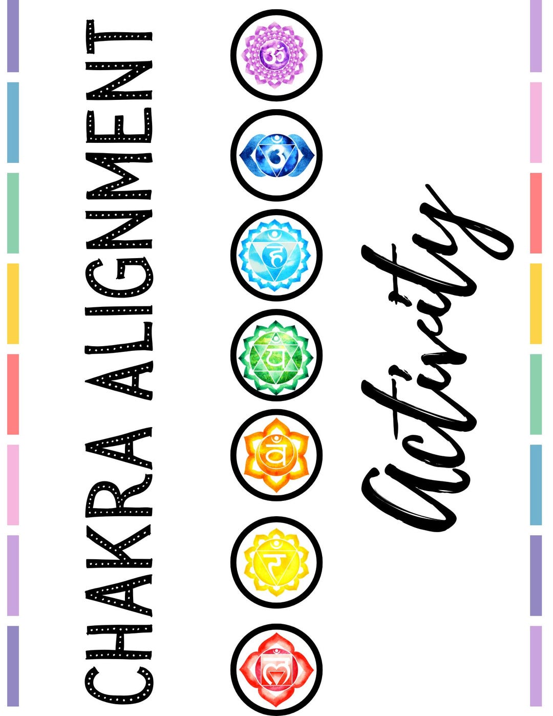 Chakra Alignment Activity for Kids - Etsy