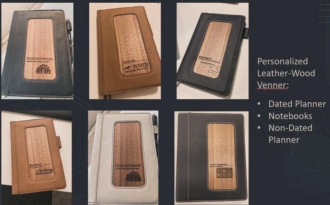 Personalized Leather Planner - Etsy