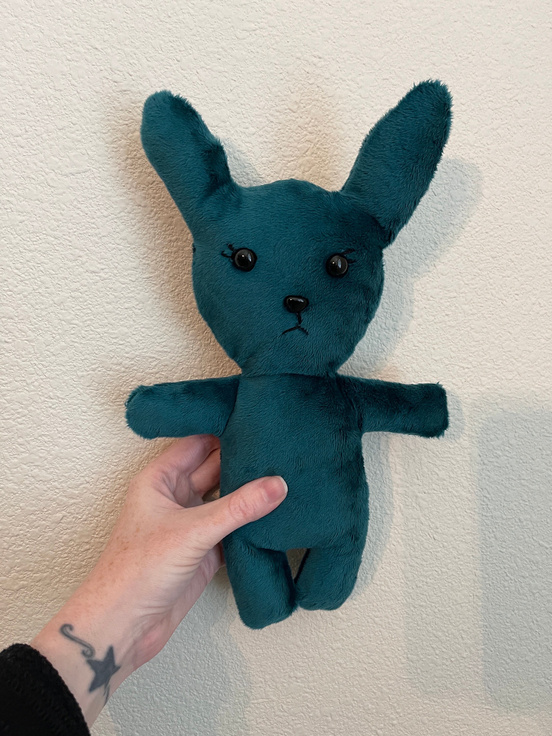 Emerald Bunny Plush - Etsy