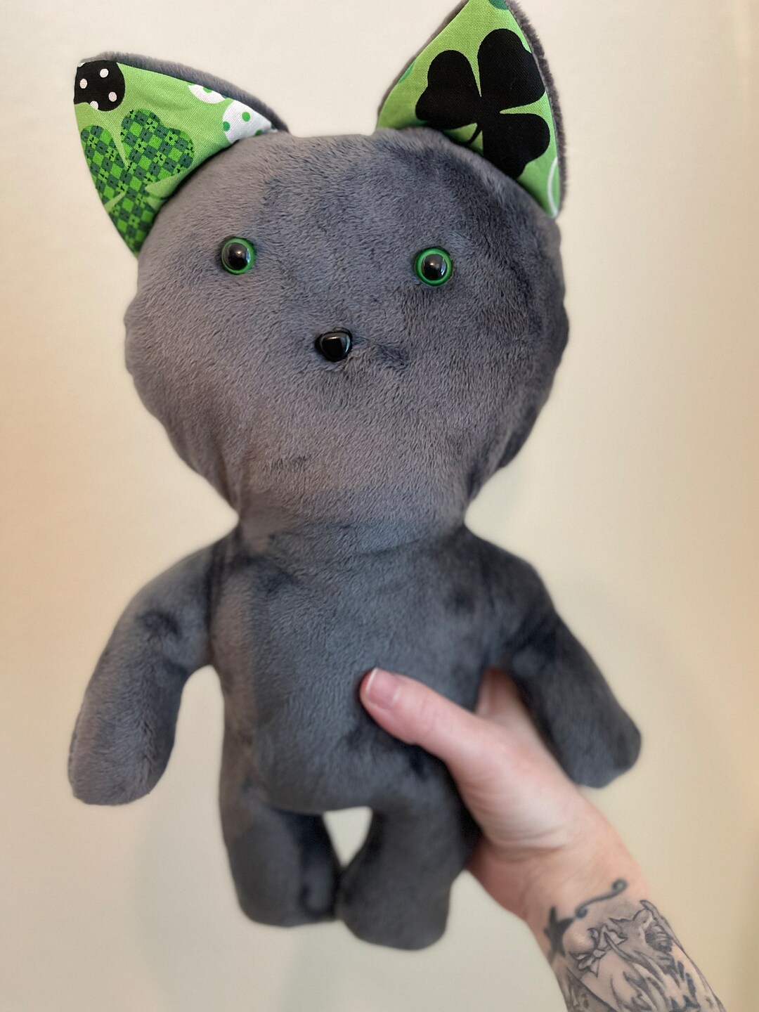 Shamrock Cat - Etsy