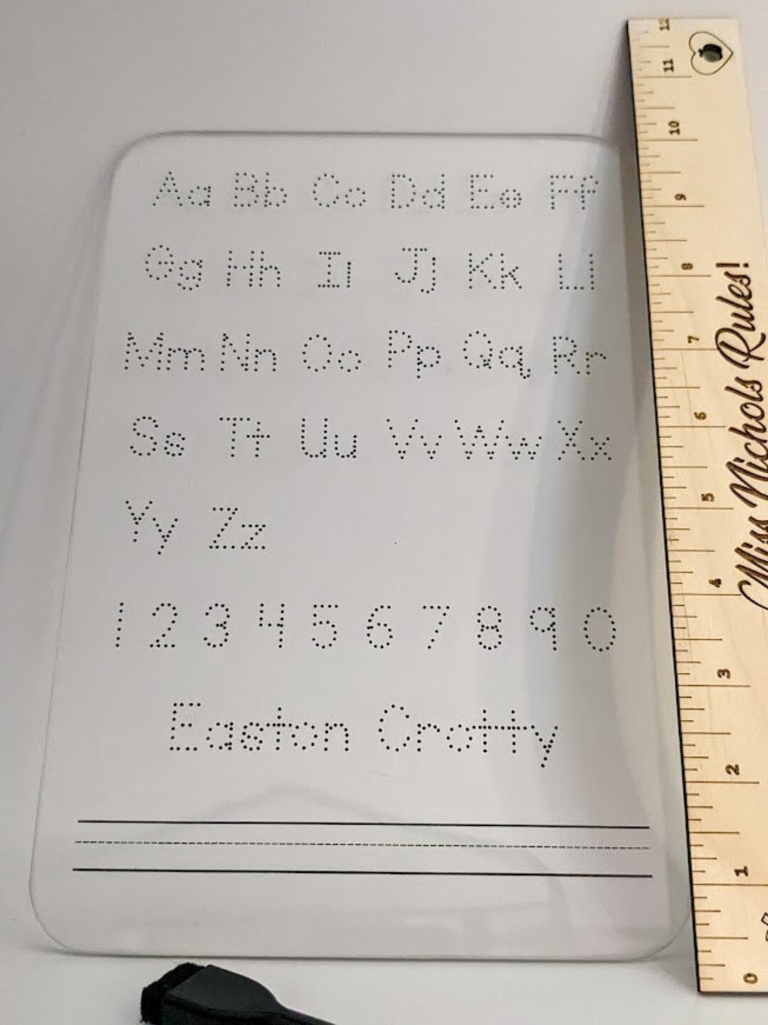 Letter Tracing Board - Etsy