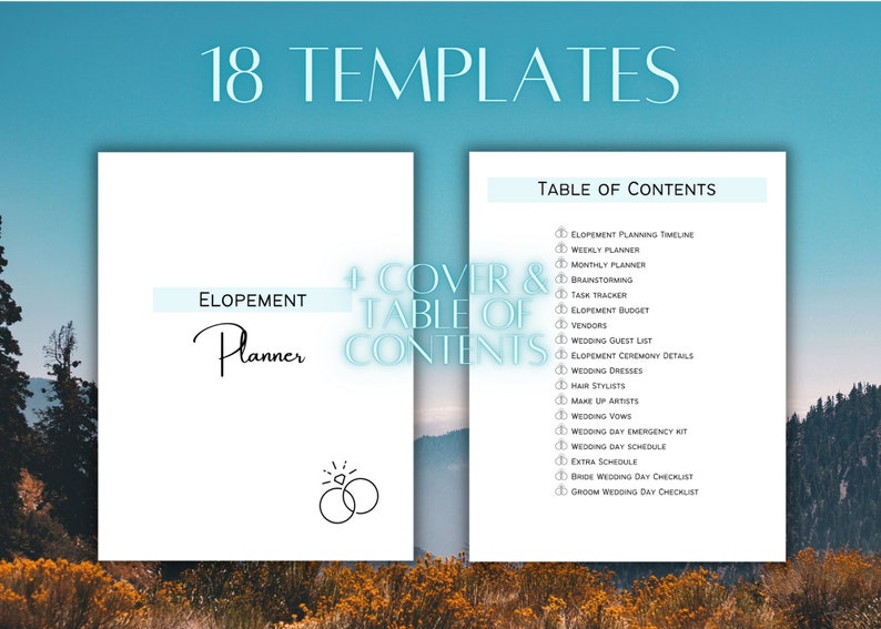 Elopement Planner Printable - Etsy