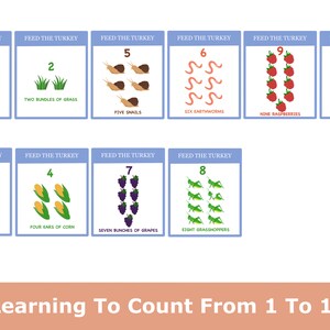 Digital Large Flisat Insert, Feed the Turkey, Learn to Count, Fine ...