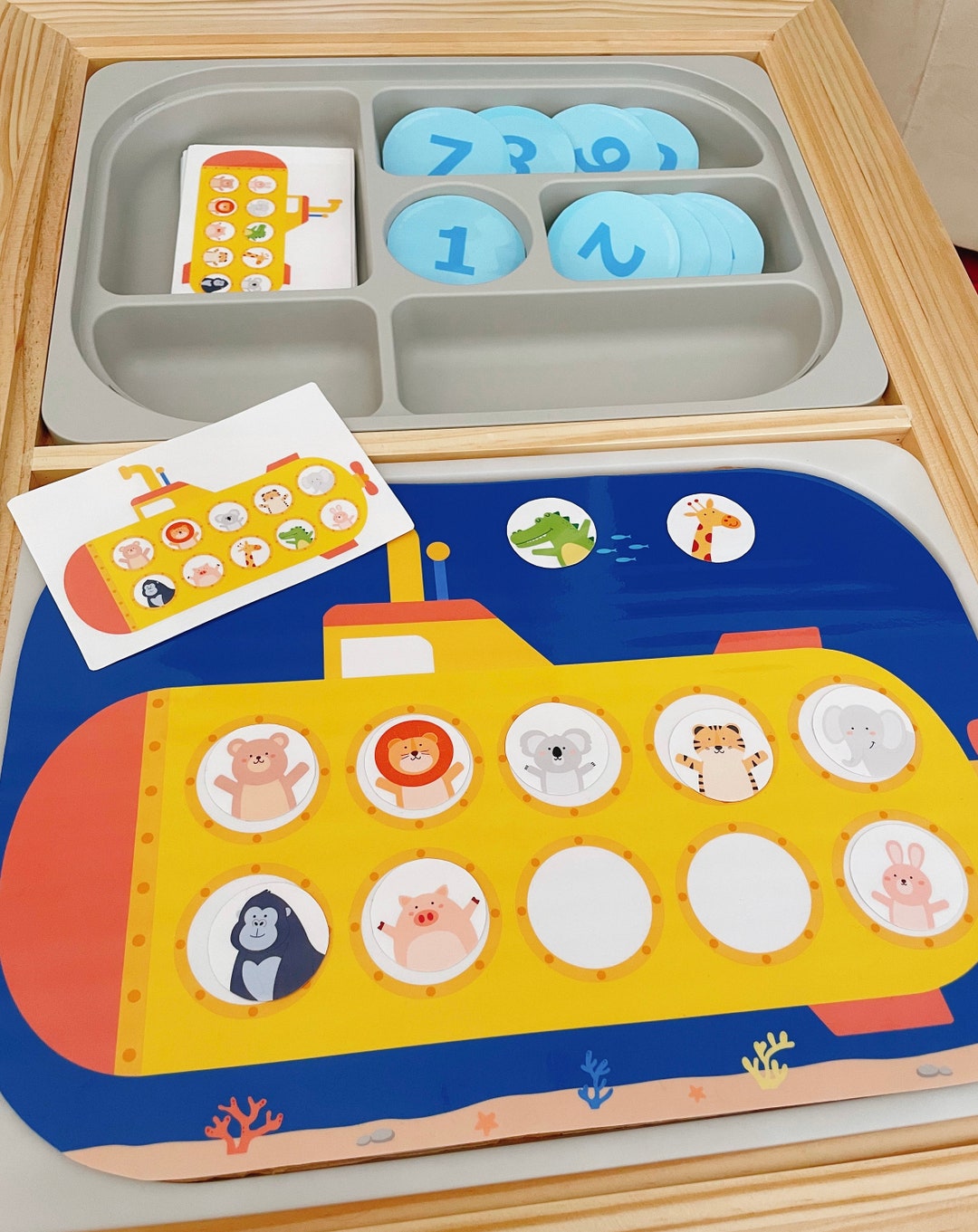 Digital Large Flisat Insert, Animal Submarine Counting and Pattern ...