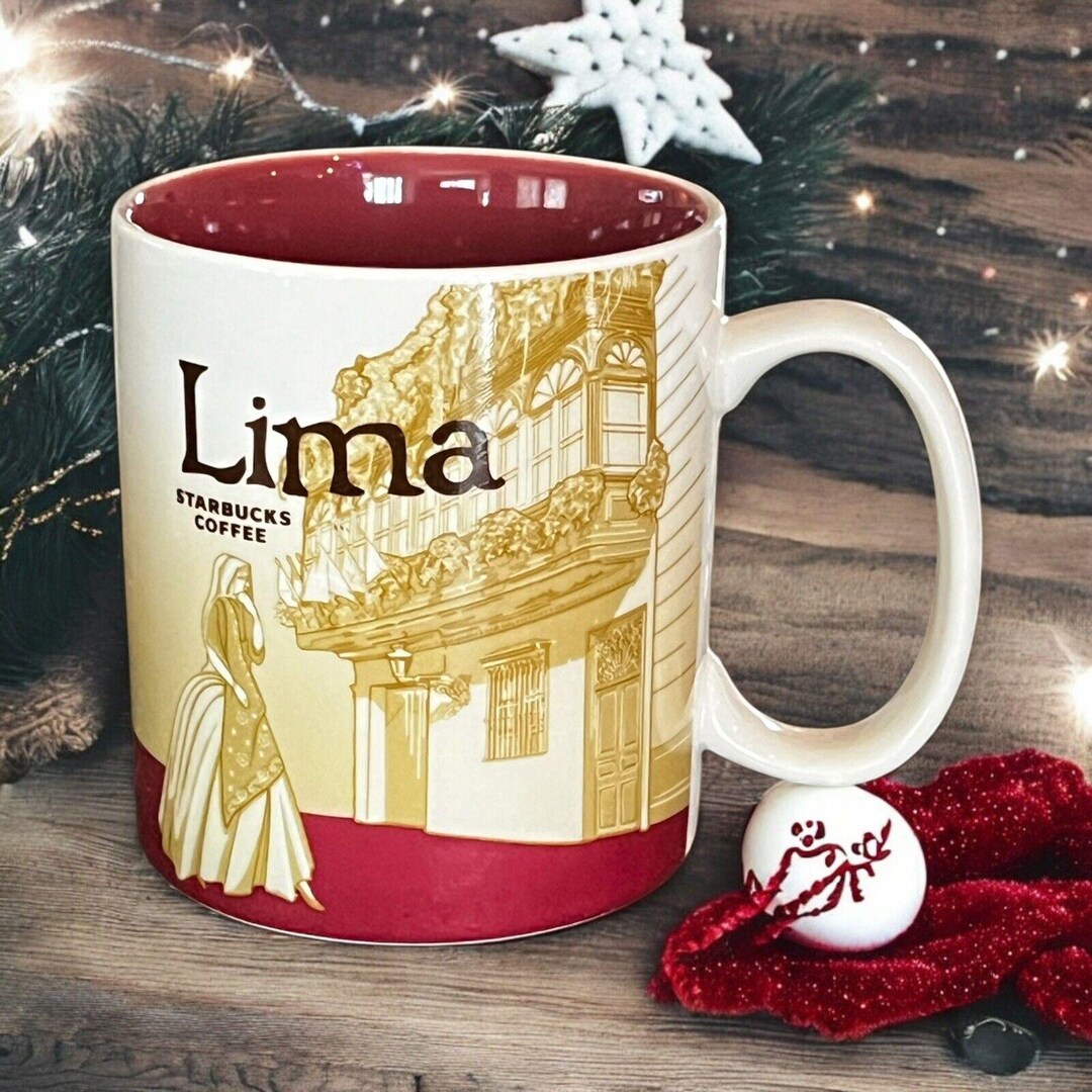 Starbucks Lima Peru Global Icon Series 16oz Collector's Mug 2017 EUC - Etsy