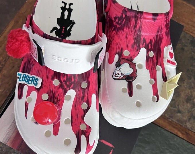 Crocs All Terrain Clogs “IT Scary Movie” Horror Edition Brand New Inbox ...