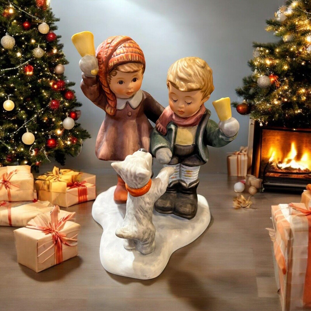 Charming and Quaint Hummel Figurine Jingling Bells Goebel BH 76 1999 ...