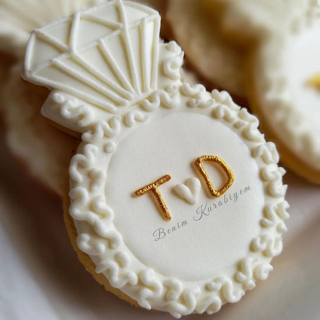 25 Cookies- Wedding Favors | Dessert Table | Party Favor | Wedding Gift ...