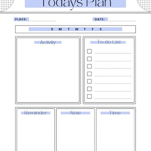 Day Plan Template, Printable Planner Download, Goodnotes Page, PDF - Etsy