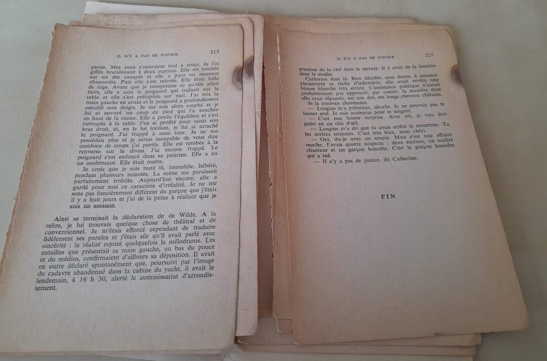 Old Ephemeral Scrapbooking Papers Special Old Sheets 1930 1960 Set of ...