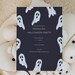 Editable Spooky Halloween Birthday Ghost Birthday Invitation Halloween ...