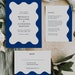Wavey Wedding Invitation Template, Instant Download Editable Invite ...