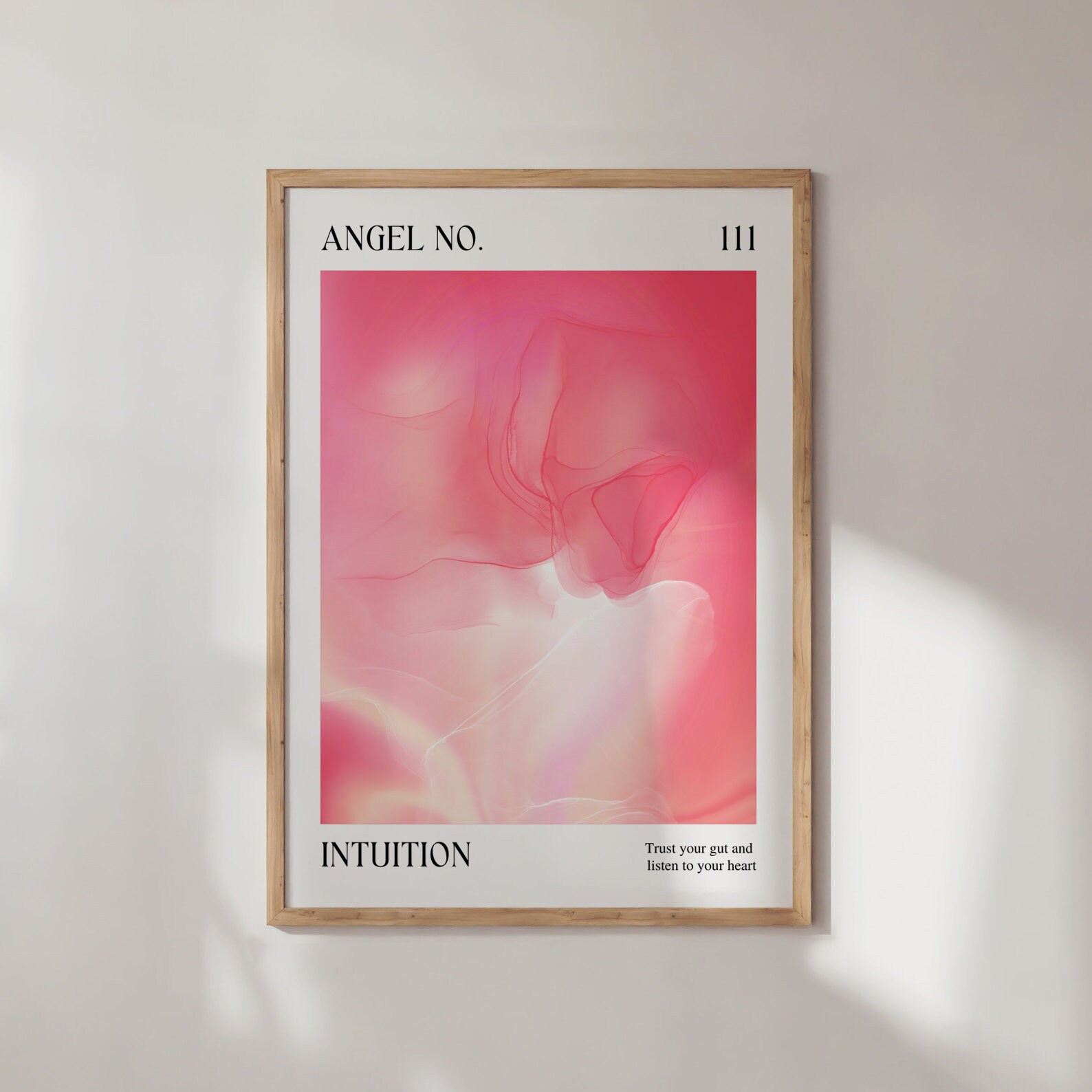 Angel Numbers Set of 3 Prints, Feminine Affirmation Prints, Spiritual ...