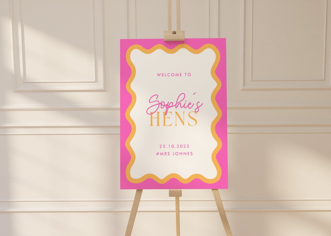 Editable Welcome Sign, Welcome Sign Template, Doodle Welcome Sign ...