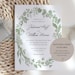 Green Leaves Wedding Welcome, Garden Welcome Sign Template, Welcome ...