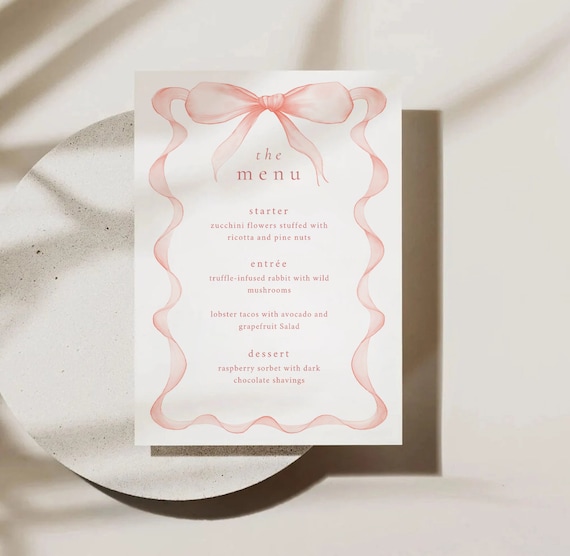 Plantilla De Lazo De Cinta Rosa