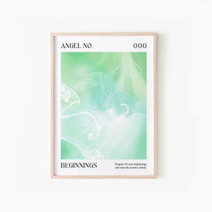 Angel Number Poster 000, Aura Poster, Angel Number Poster, Angel Number ...