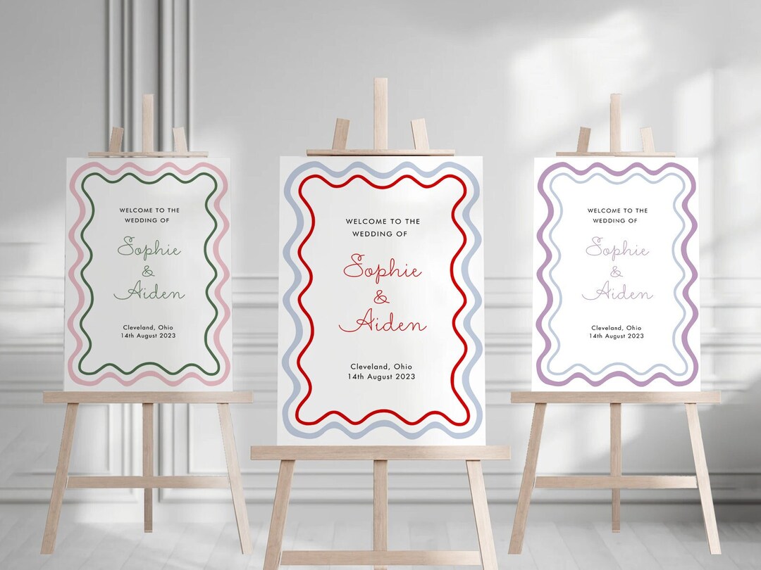 Editable Welcome Sign, Welcome Sign Template, Doodle Welcome Sign ...