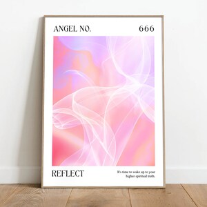 Aura Poster Angel Number Set of 3 Prints, Intuition Alignment Support ...