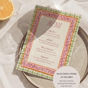 Pink Green Table Number Template, Hand Drawn, Printable Table Number ...