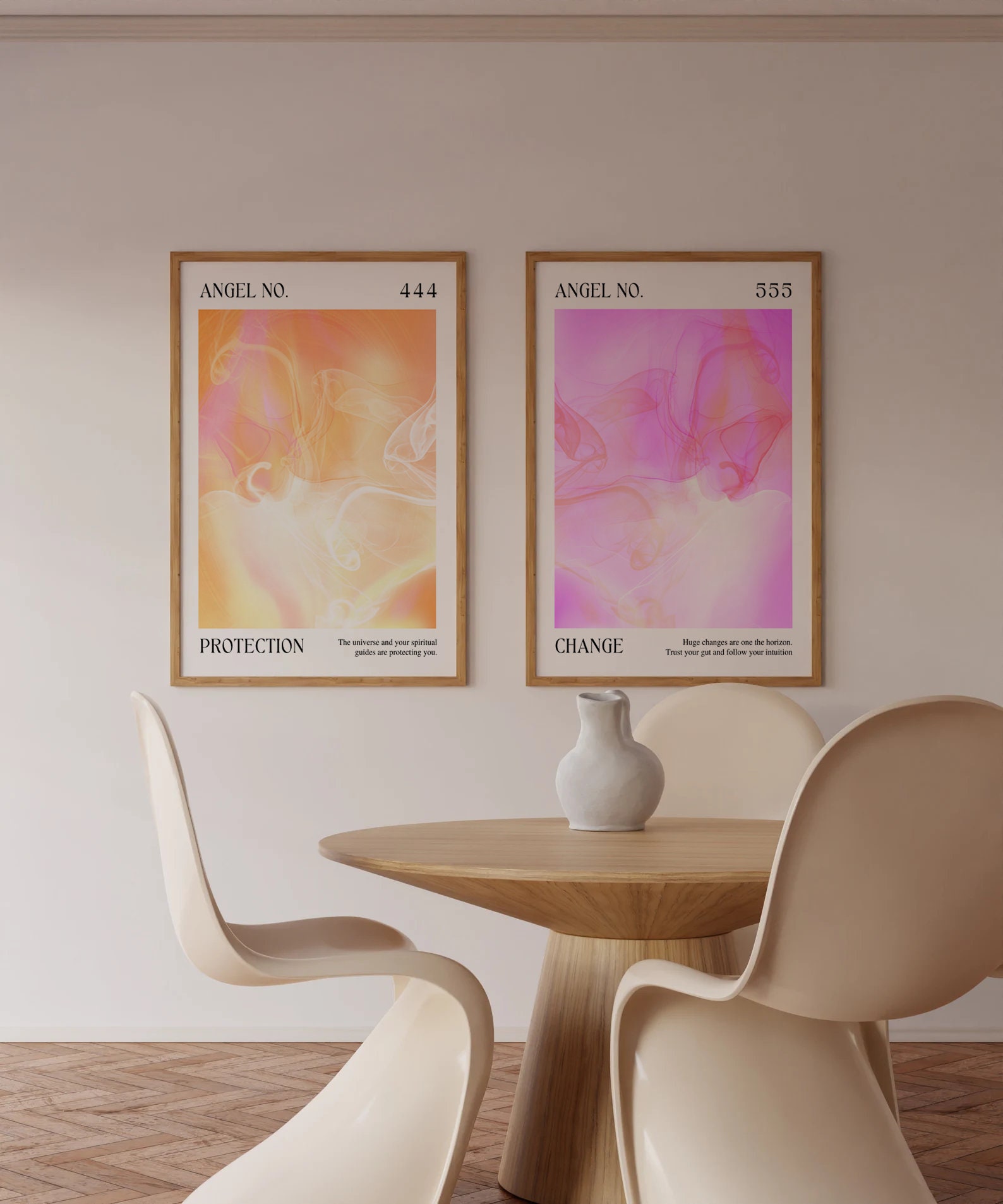 Angel Numbers Set Prints, Angel Numbers Gallery, Feminine Affirmation ...