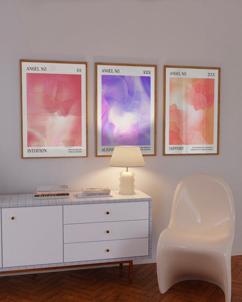 Angel Number 222 Aura Energy Gradient Wall Art Spiritual Aura - Etsy