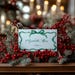Christmas Place Cards Template, Holiday Party Seating Card, Food Labels ...