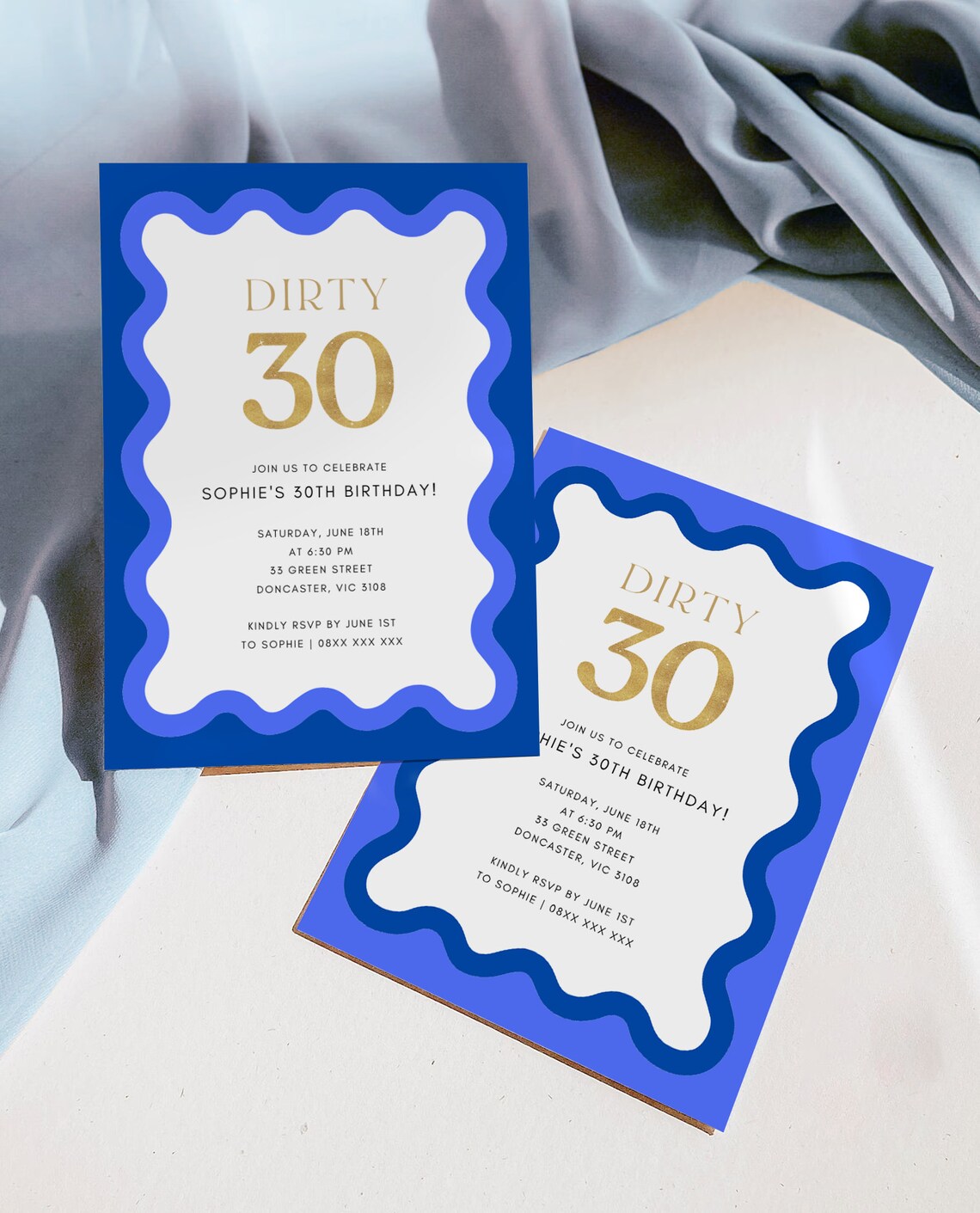 30th Birthday Invitation Printable Thirtieth Birthday Invite - Etsy