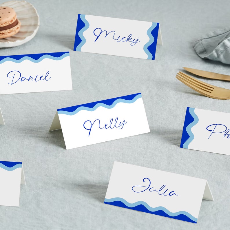 Italian Wedding Menu Template, Santorini Italy Instant Download ...