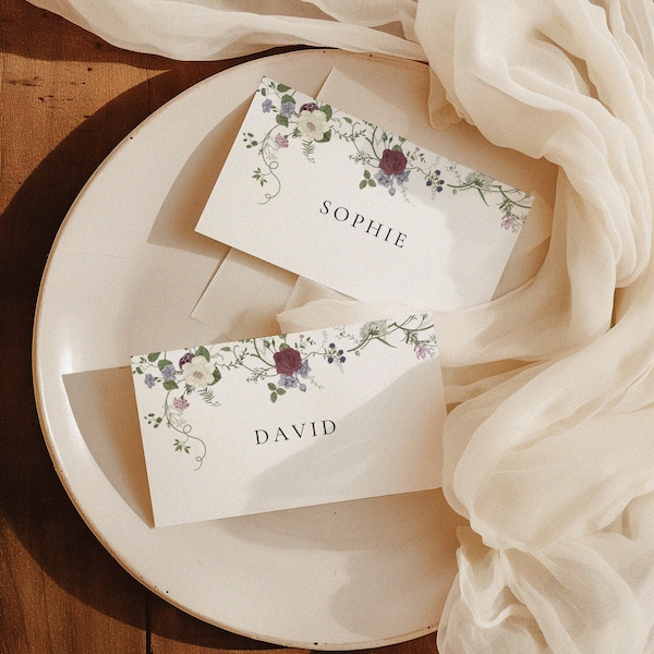 Fall Wedding Name Cards - Etsy